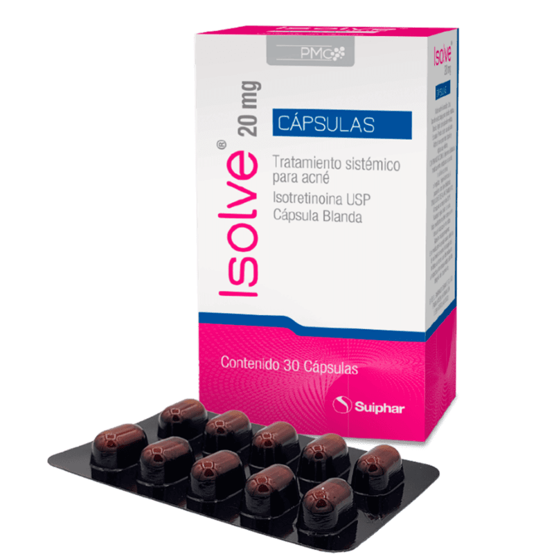 ISOLVE 20 MG CAJA X 30 CAPS - PROMEDICAL