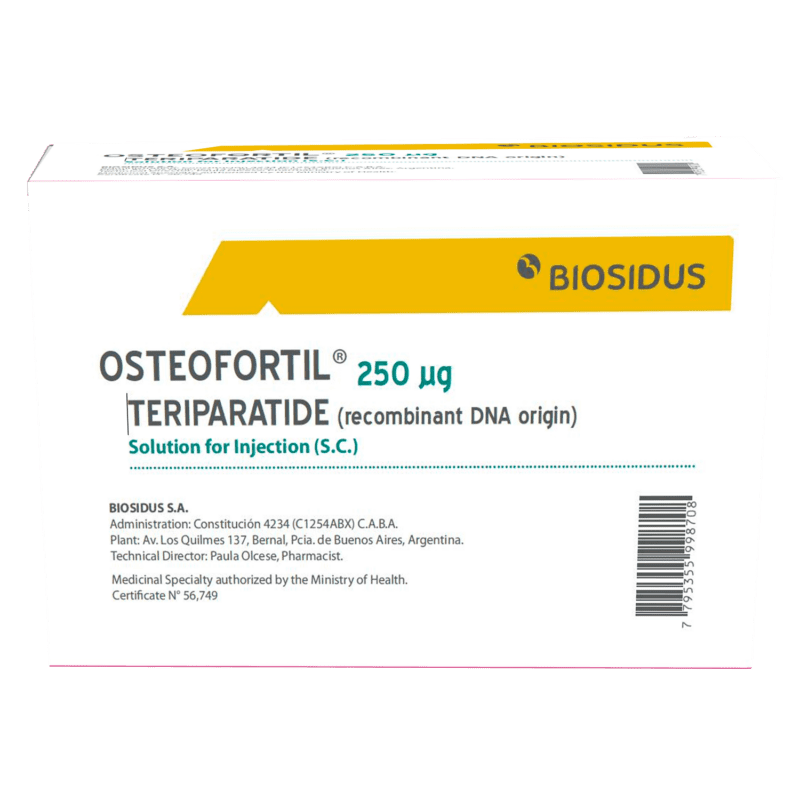 OSTEOFORTIL 250 MCG/ML CAJA X 30 JER. PRE LLEN. - PROMEDICAL